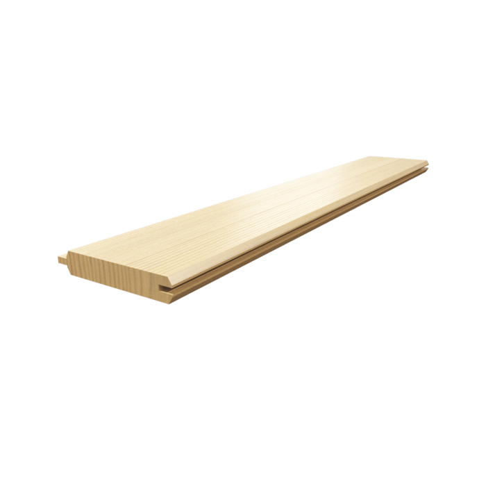 Radiata Pine Clear Grain ™ 90 x 15mm x 4.8m 302 V Joint Lining Board ...