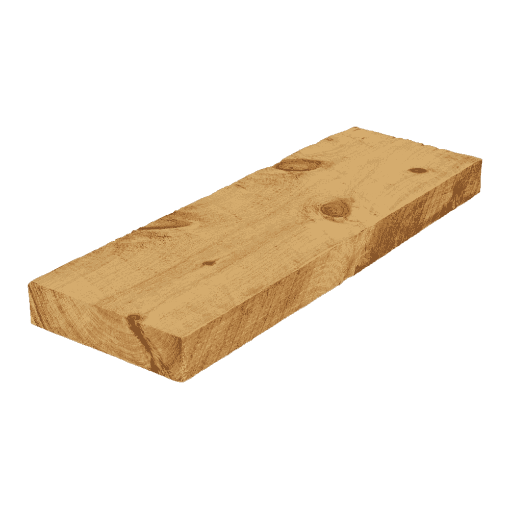 Treated Pine Flower Cut Out Motifs 140 x 19mm